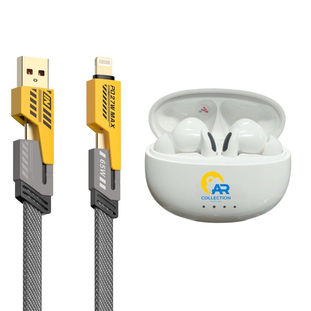 AR neo pods + 4in1 fast cable combo - AR Collection