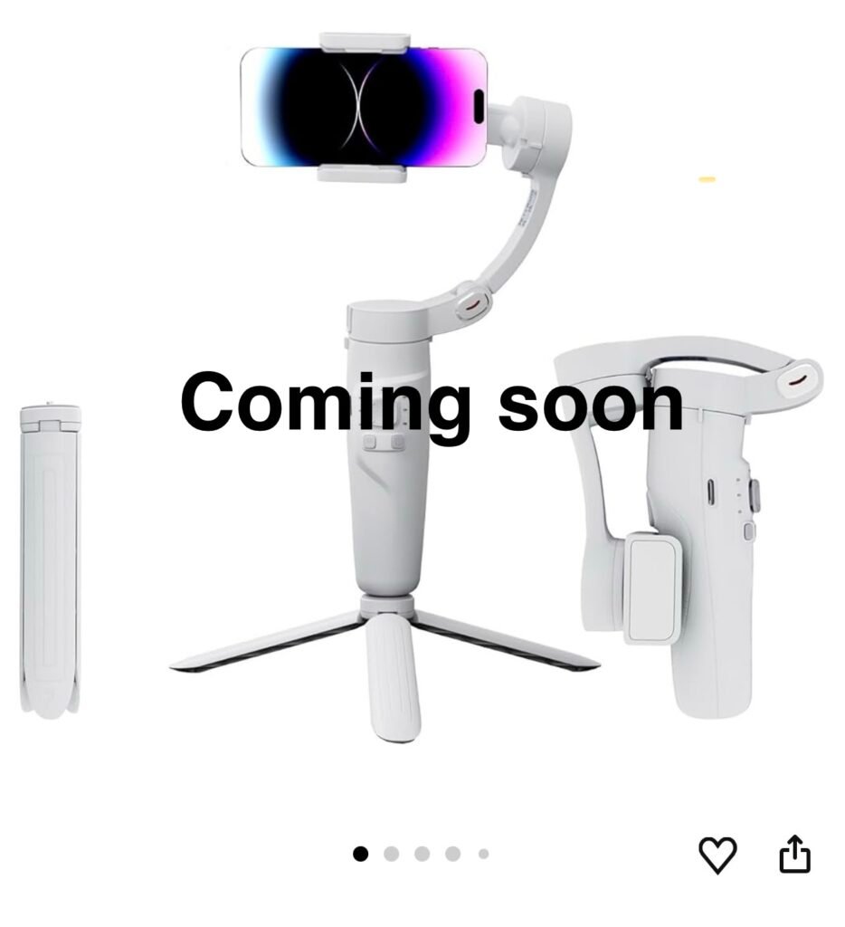 Foldable M1 3-Axis Gimbal Stabilizer | Advanced Gyroscope | Shake-Free ...