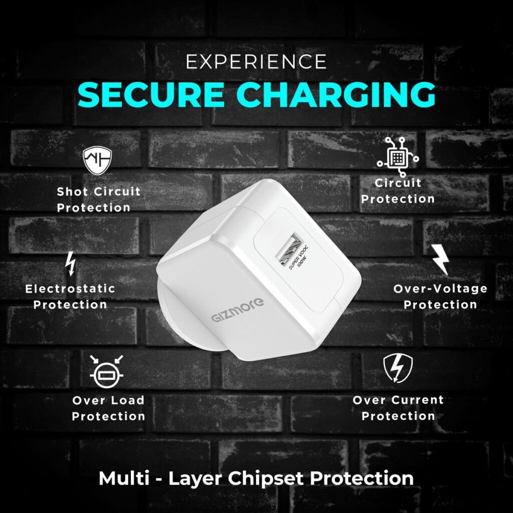 ULTRA 100W Super VOOC USB Fast Charger Adapter with cable ( 6 month ...